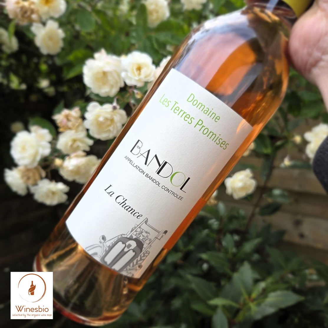 Domaine Les Terres Promises La Chance Bandol Rosé 2024 organic wine ...